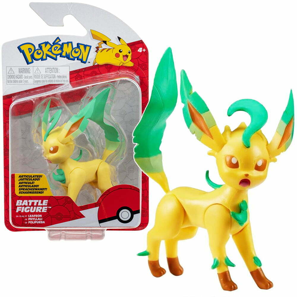 Leafeon Figurka Battle Pokemon Kolekcjonerska - kidozabawki.pl